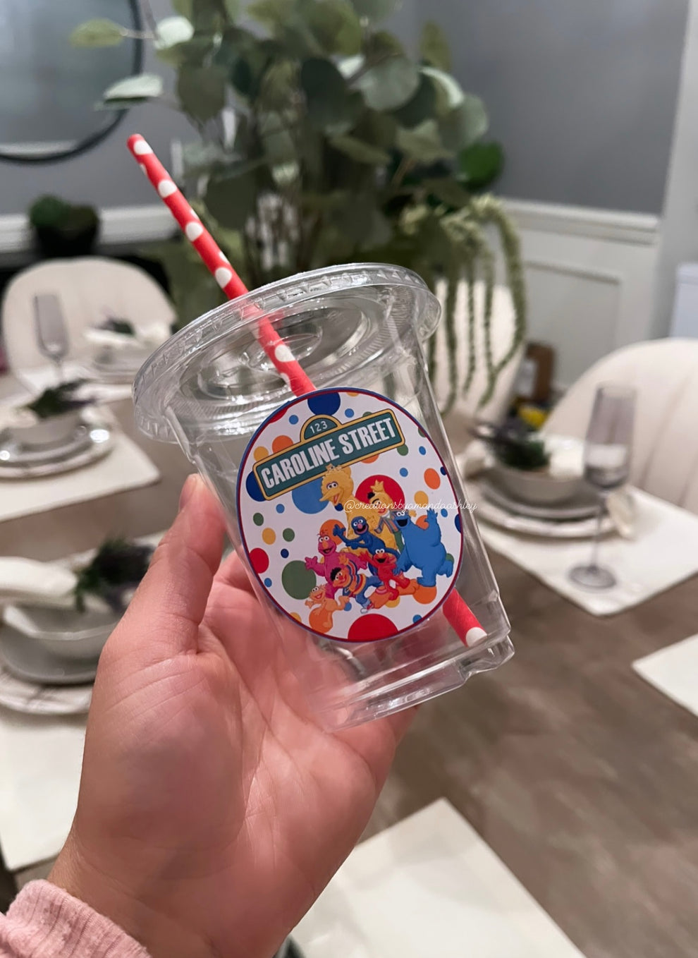 Sesame Street Party Cups – Creations By Amanda Ashley