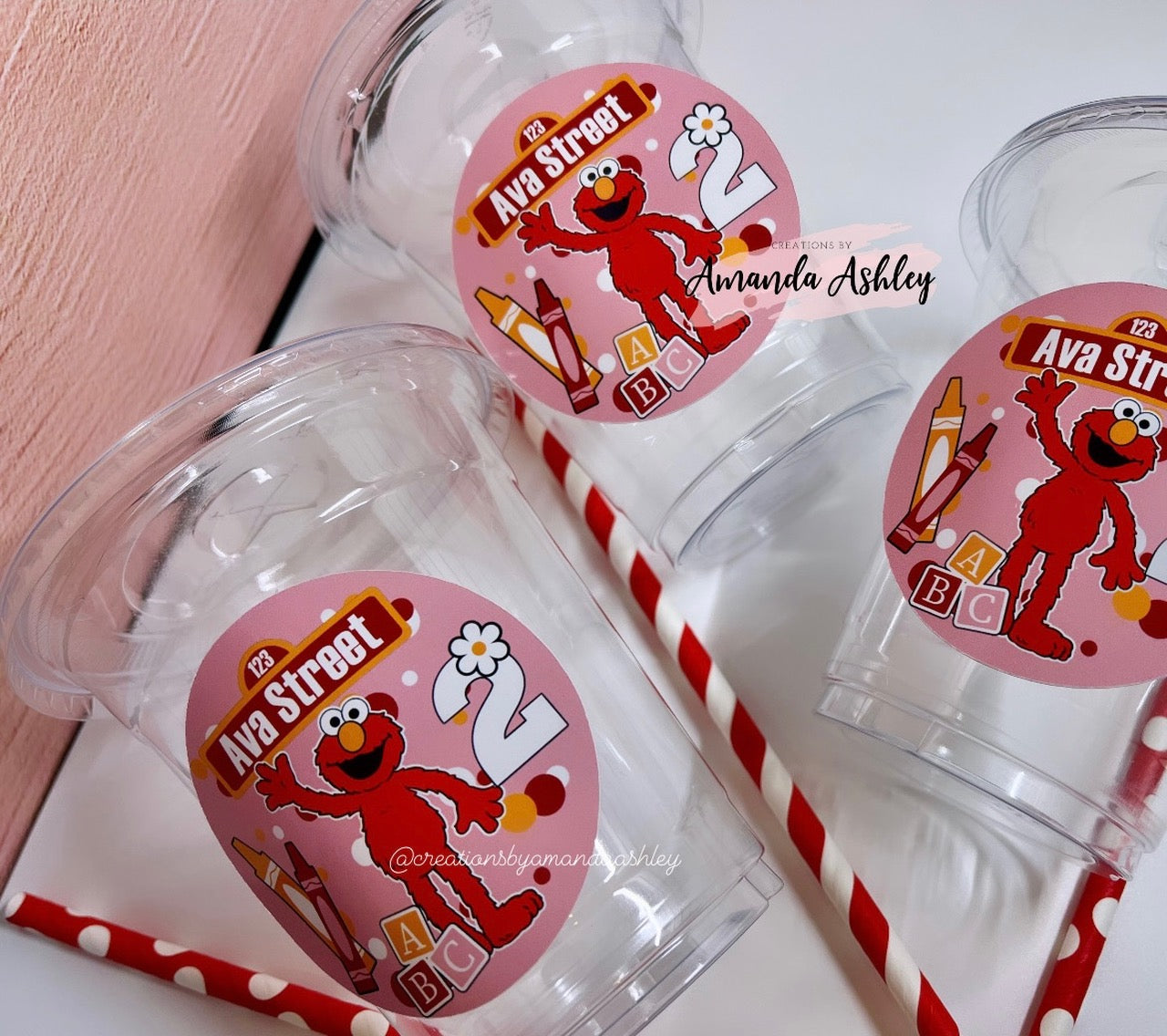 Sesame Friend Party Cups – Creations By Amanda Ashley
