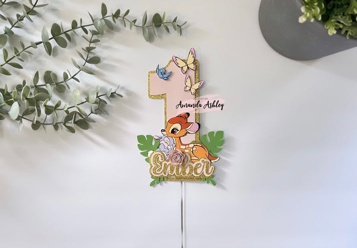Bambi Cake Topper – Creations By Amanda Ashley
