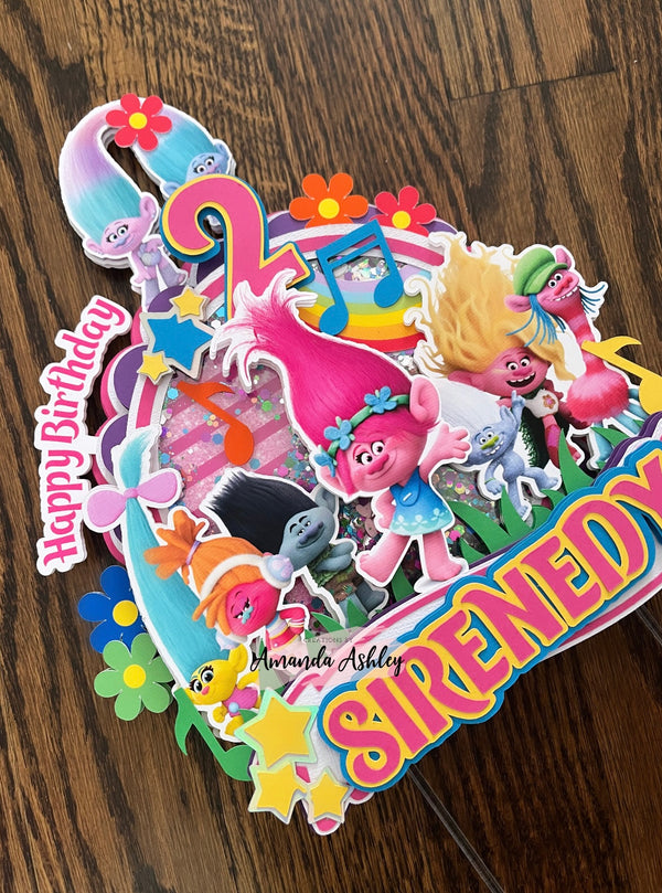 Trolls Cake Topper – Creations By Amanda Ashley