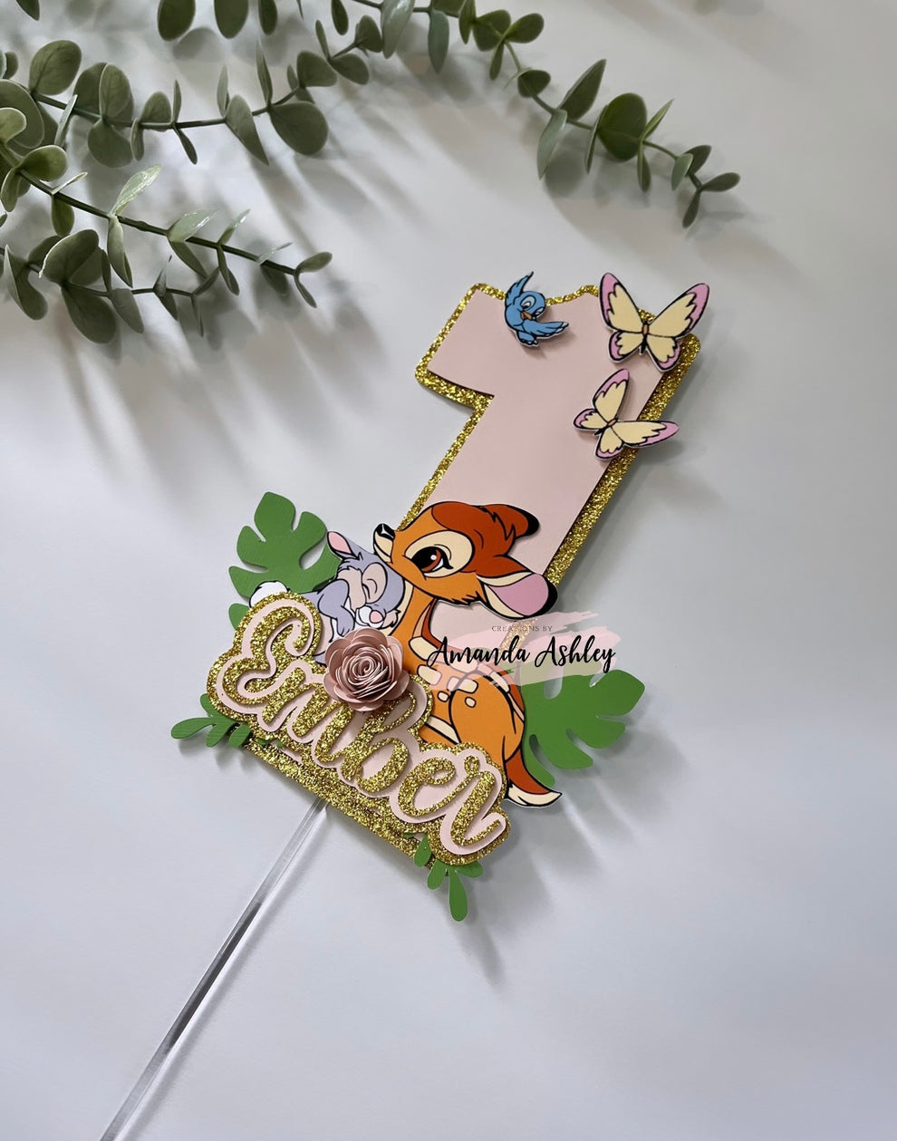 Bambi Cake Topper – Creations By Amanda Ashley