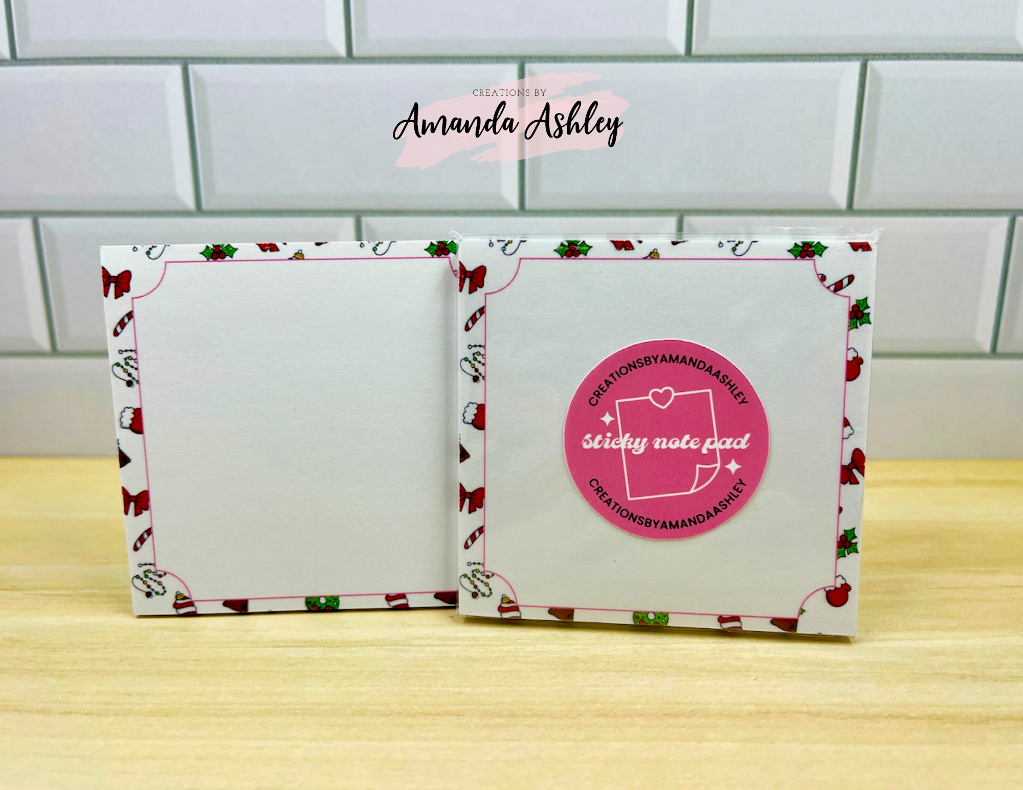 Christmas Doodles Sticky Notes – Creations By Amanda Ashley