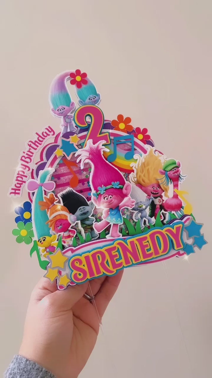 Trolls Cake Topper – Creations By Amanda Ashley