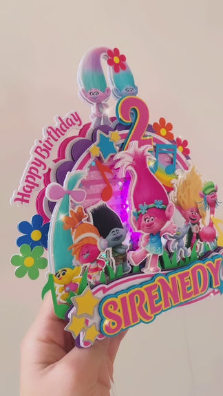 Trolls Cake Topper – Creations By Amanda Ashley